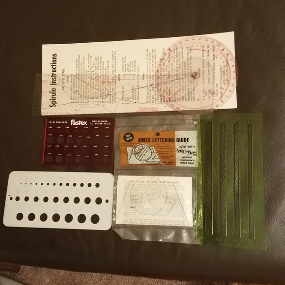 Art | Drafting Triangles French Curves Architect Ruler | Poshmark